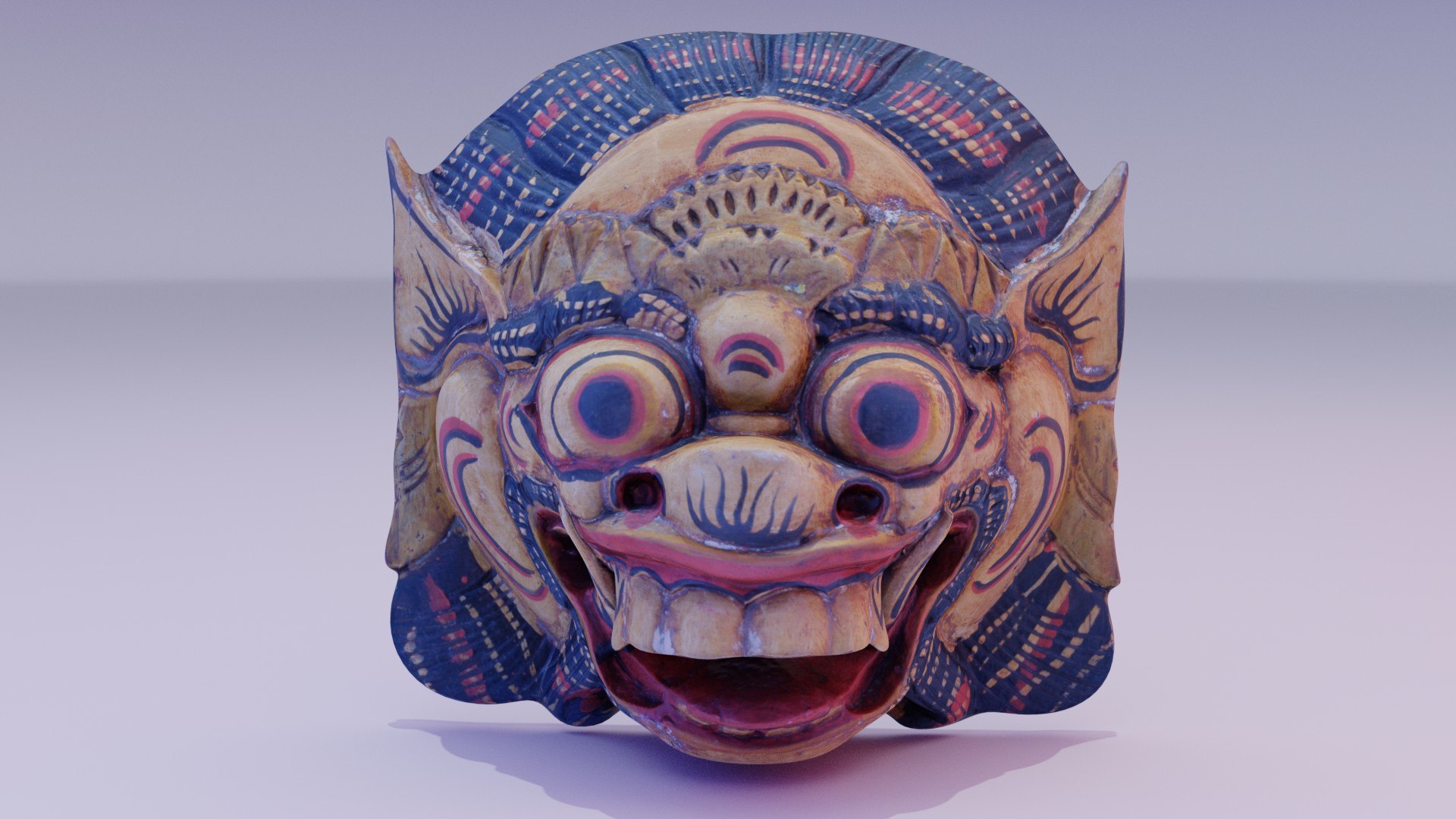 3D African Mask 04 Low Poly 3D Model Model - TurboSquid 1728938