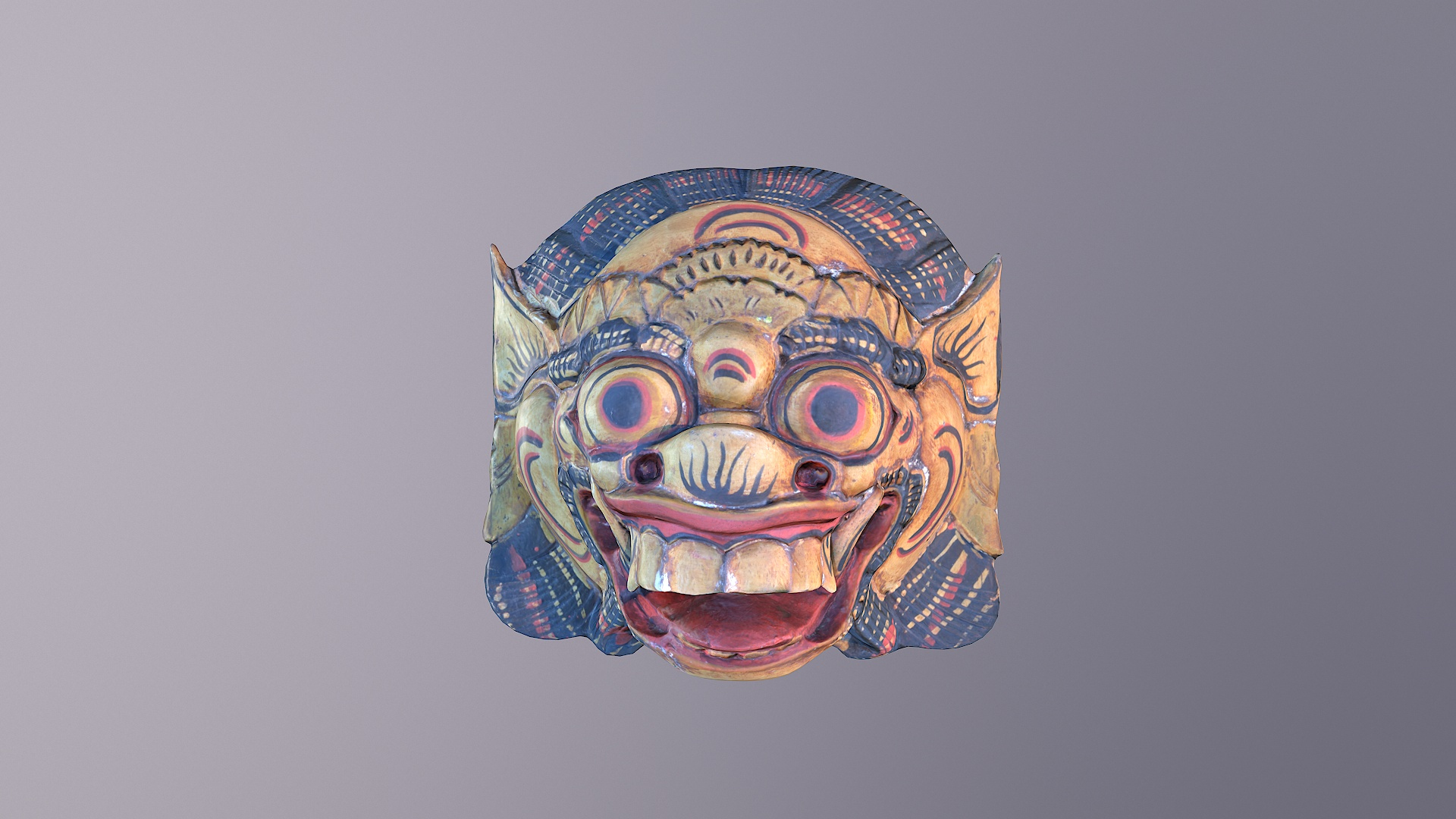 3D African Mask 04 Low Poly 3D Model Model - TurboSquid 1728938