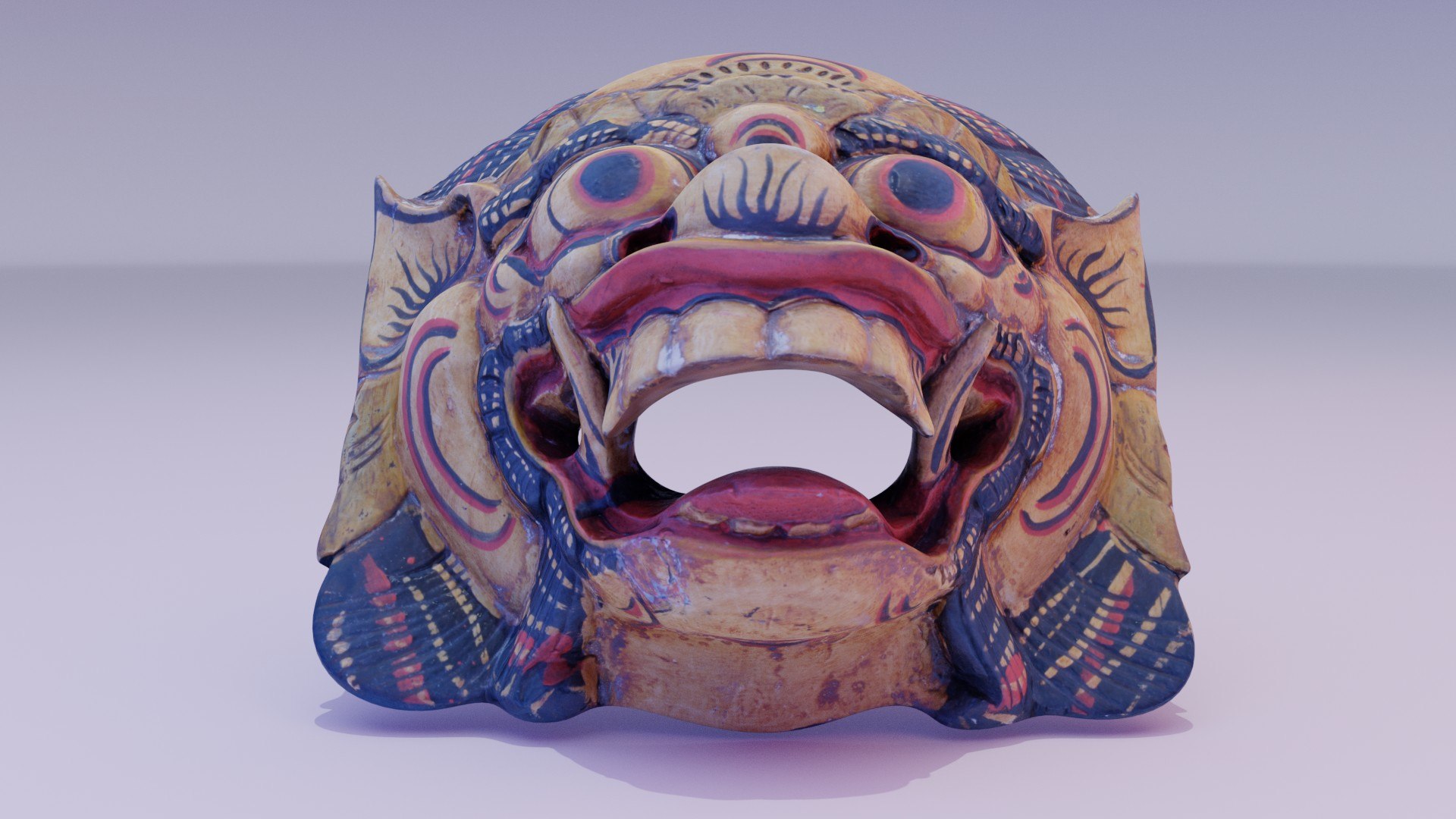 3D African Mask 04 Low Poly 3D Model Model - TurboSquid 1728938