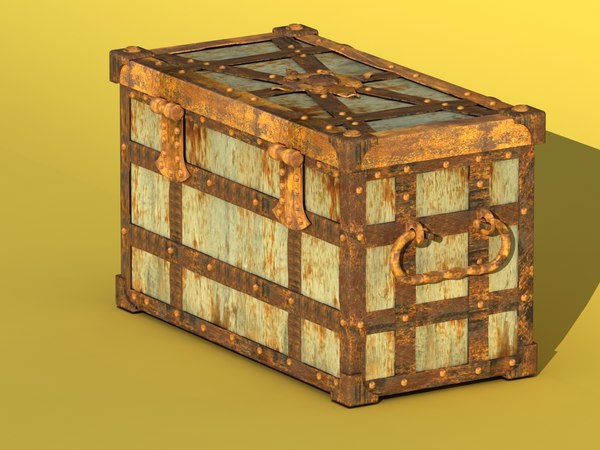 3D wrought iron chest - TurboSquid 1200206
