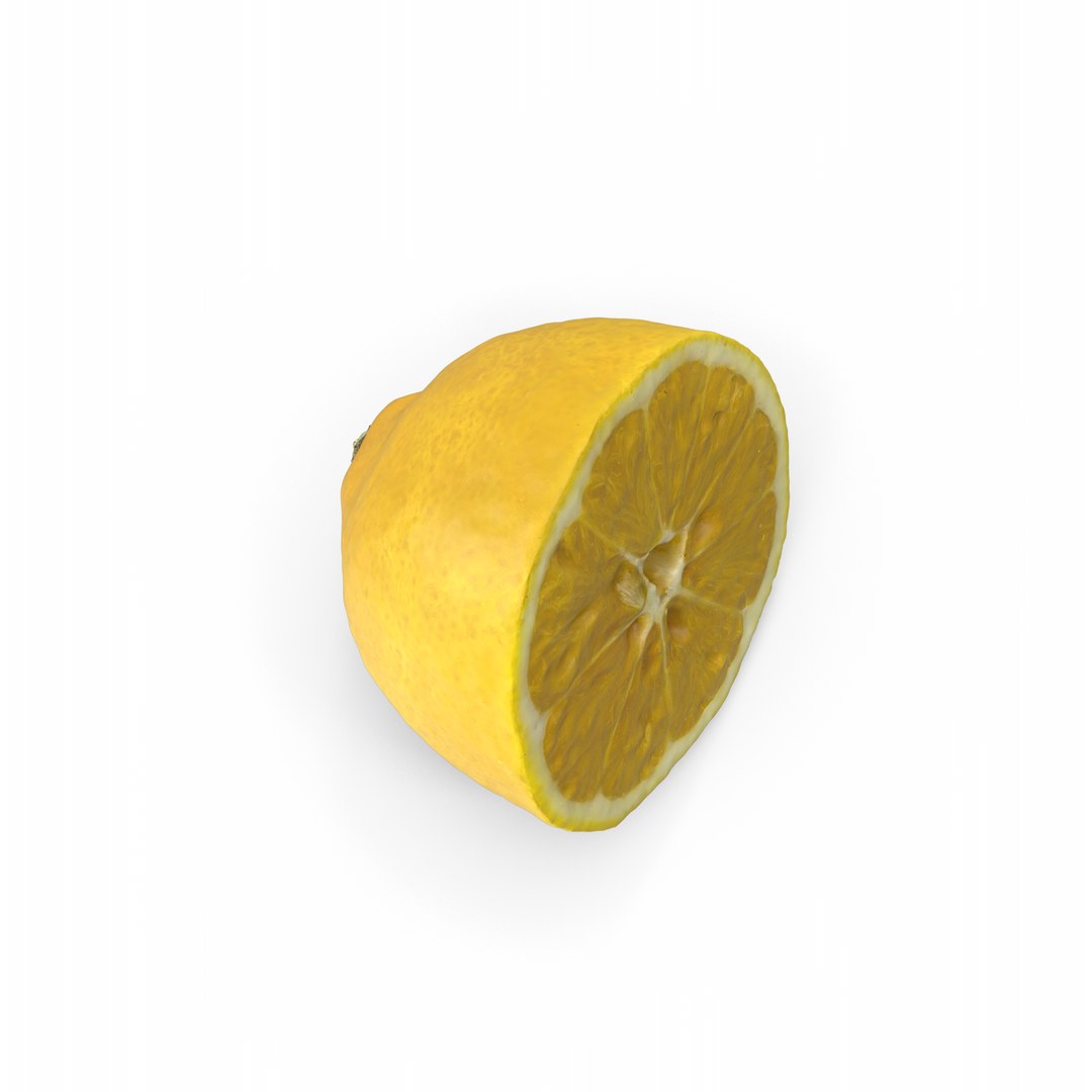 Half Of Lemon 3D Model - TurboSquid 2400645