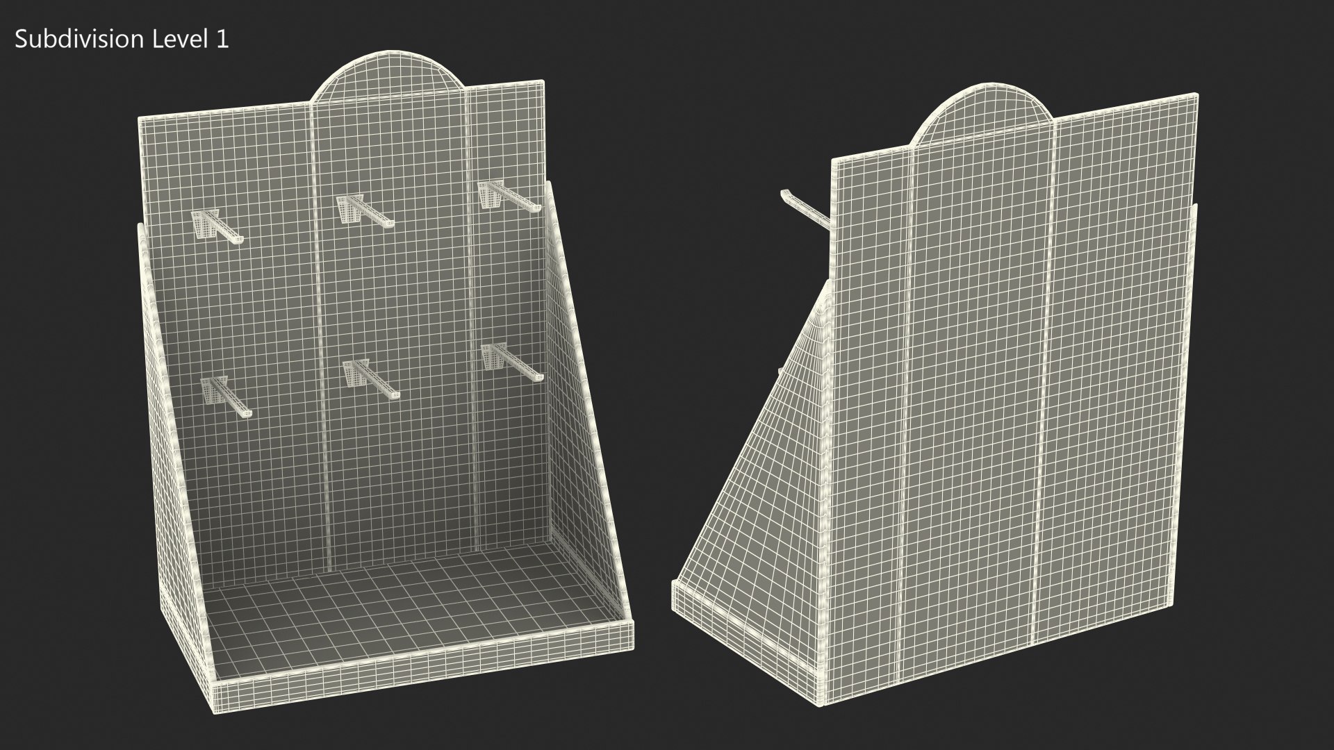 3D Counter Top Display Stand Mockup - TurboSquid 2135029