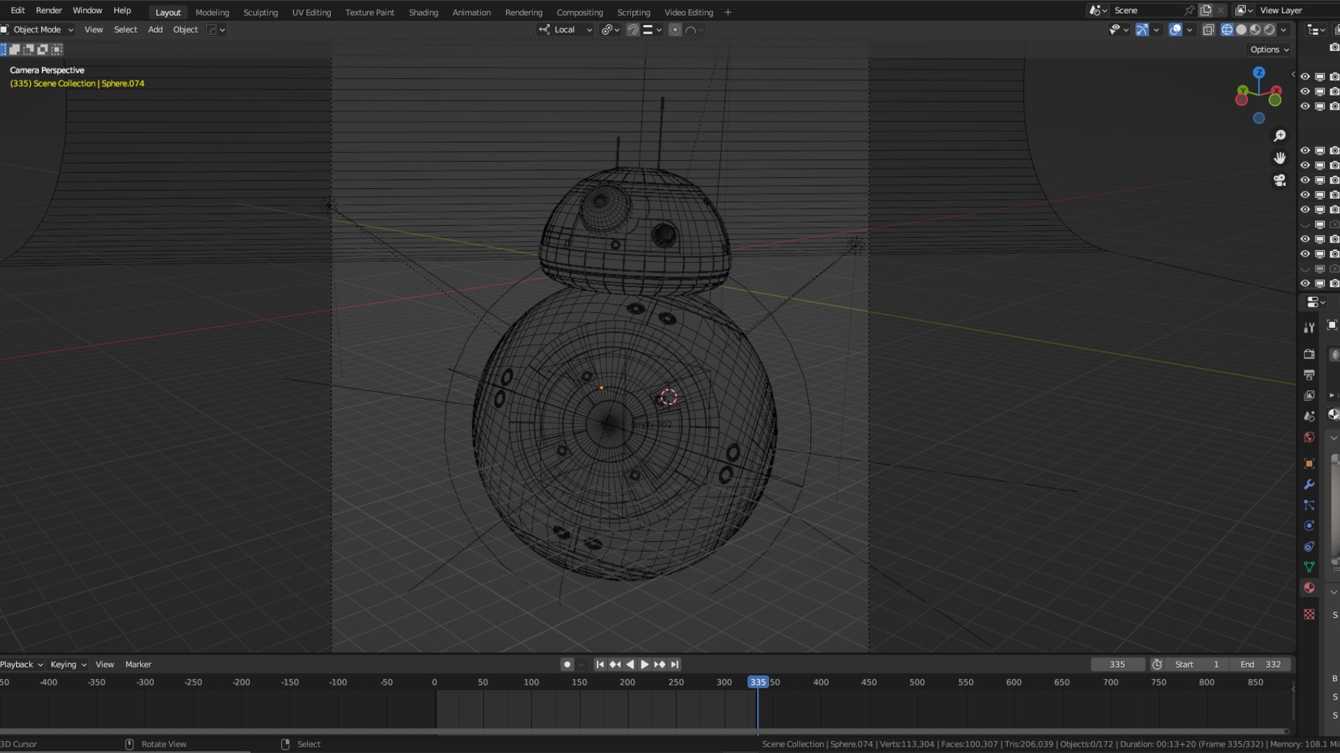 BB-8 Droid 3D Model - TurboSquid 2135556