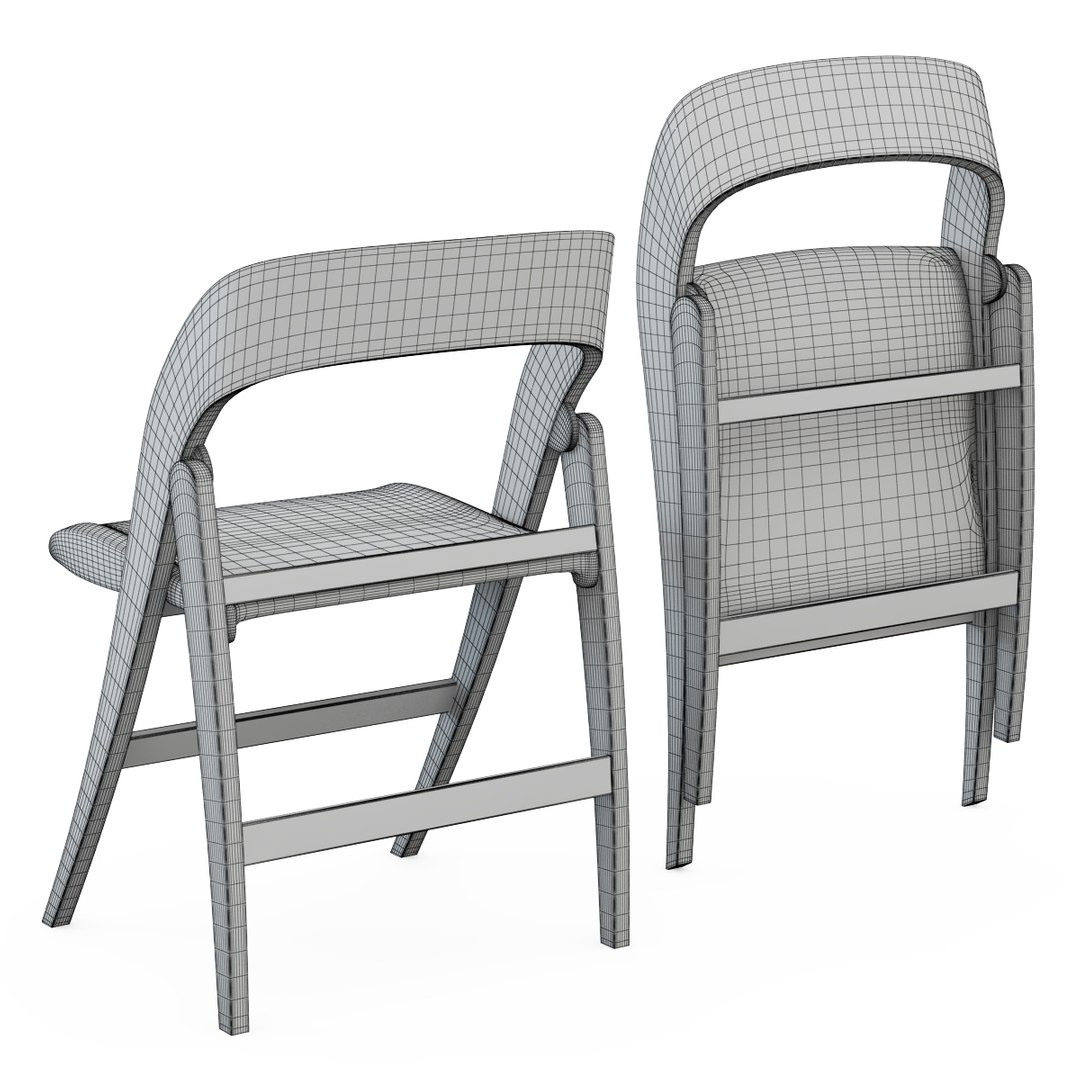 3d agile folding chair model