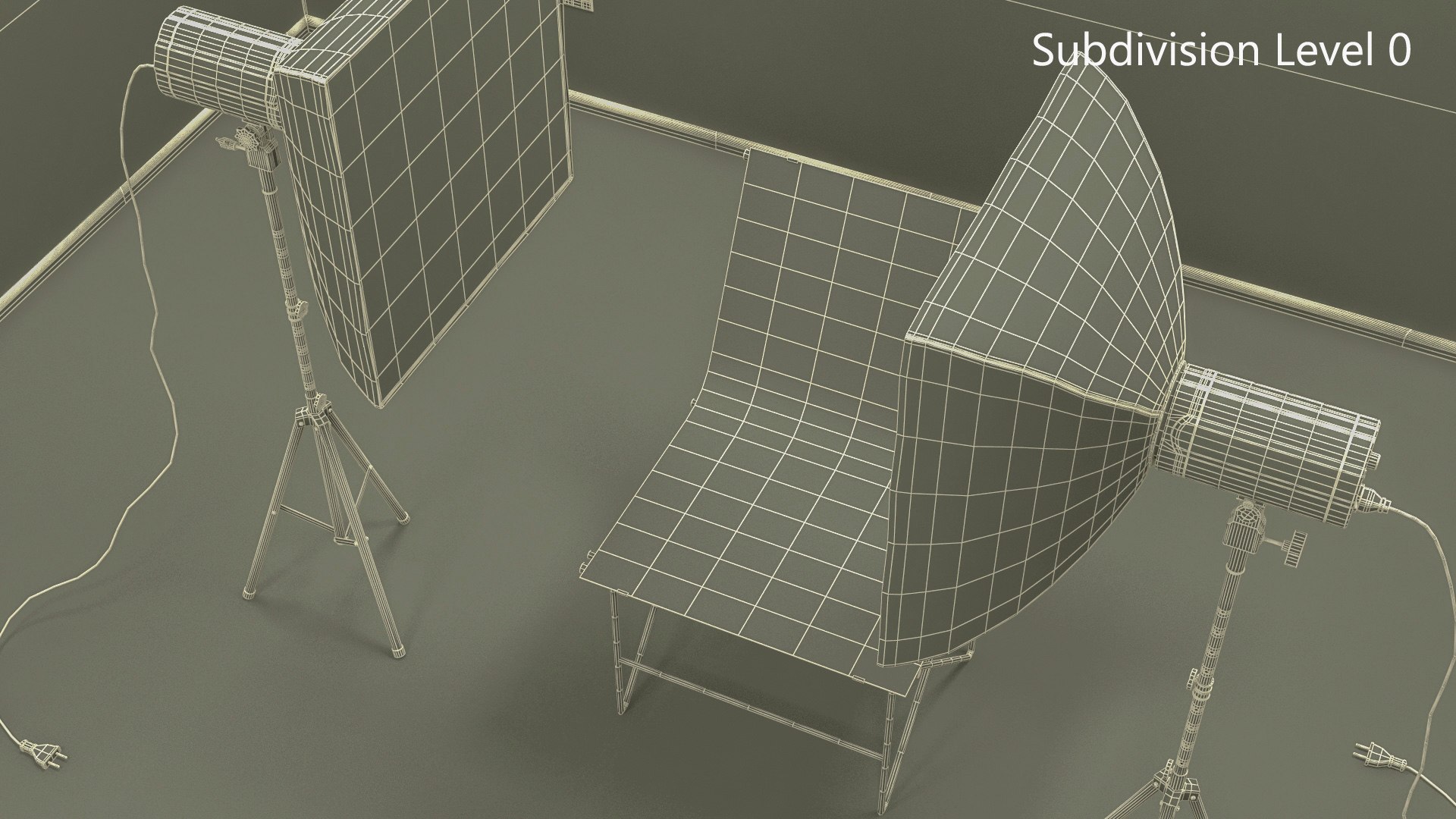 Blackout Photo Studio With Black Walls 3D Model - TurboSquid 2270283