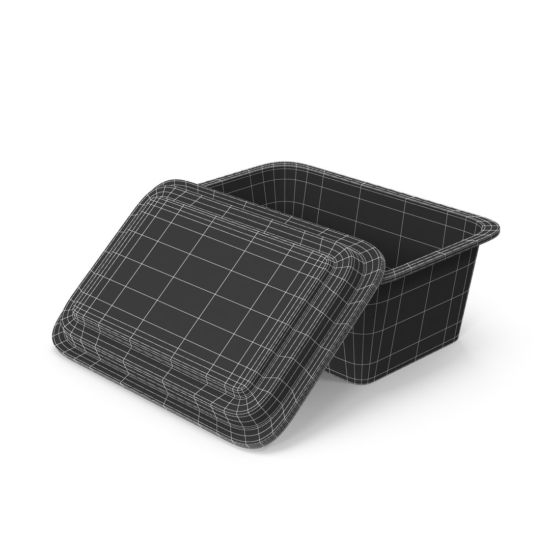 Food Container Opened 3D Model - TurboSquid 2190583