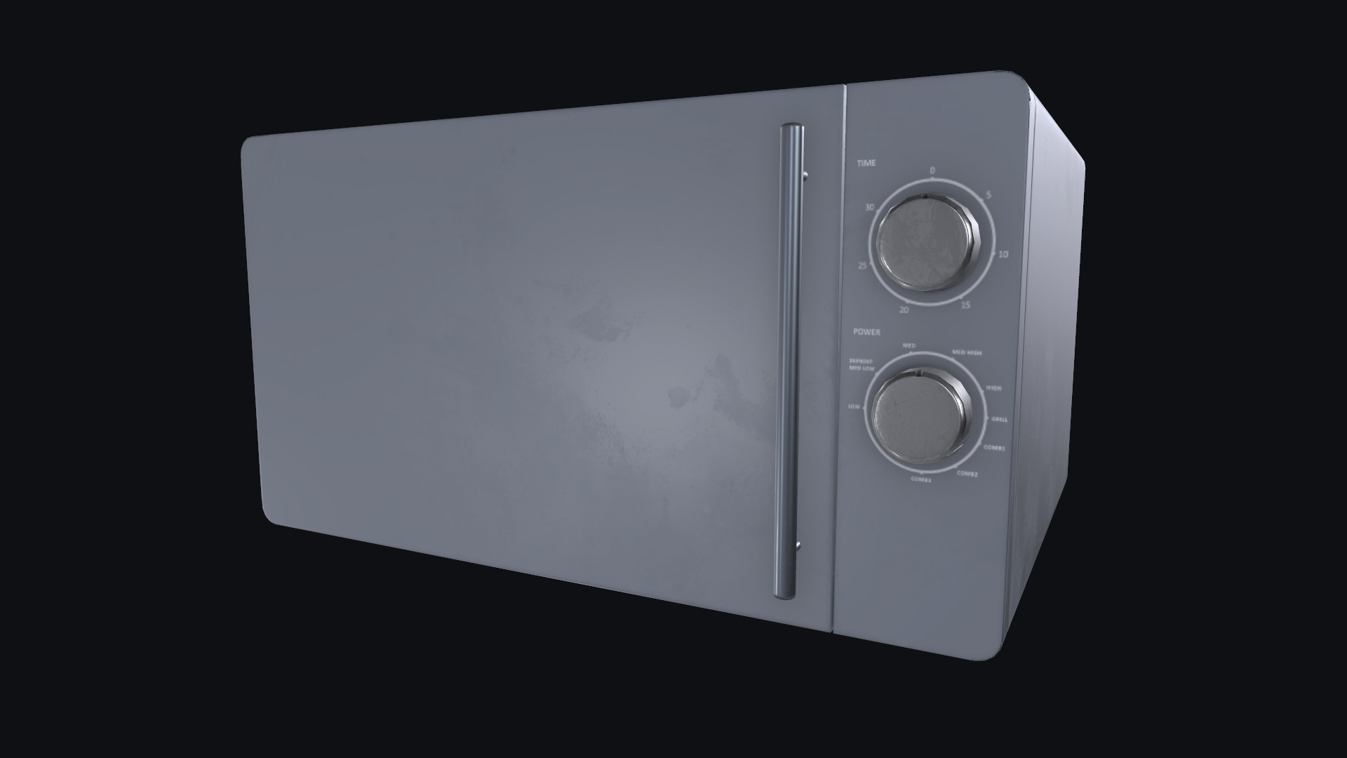 3D Microwave - PBR Game Ready - TurboSquid 1816735