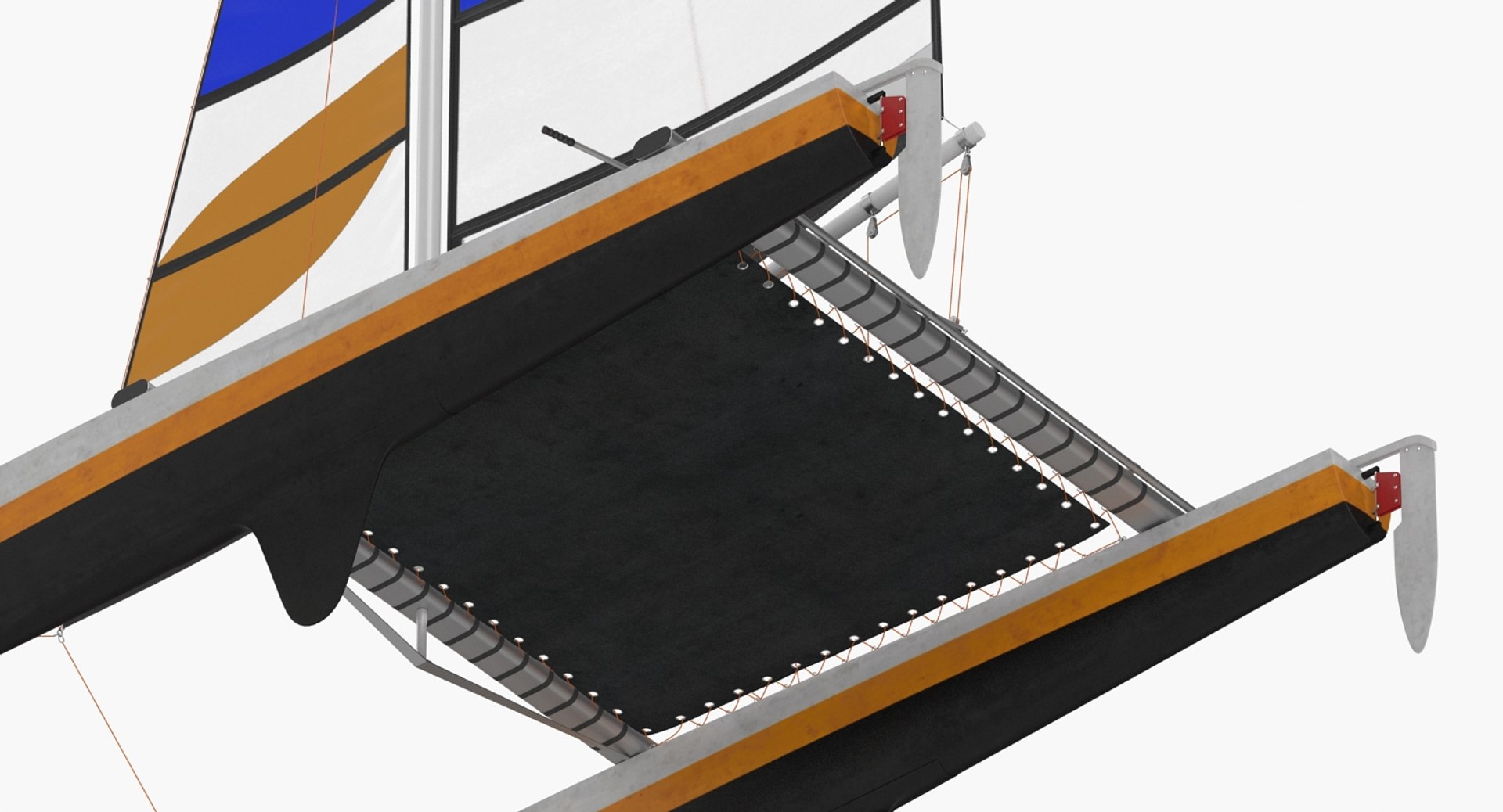 International Class Catamaran Generic 3d Model