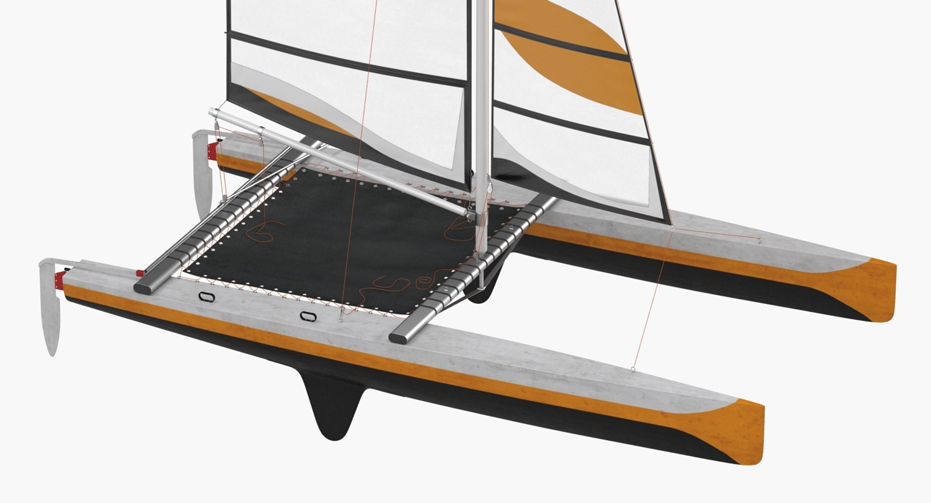 International Class Catamaran Generic 3d Model