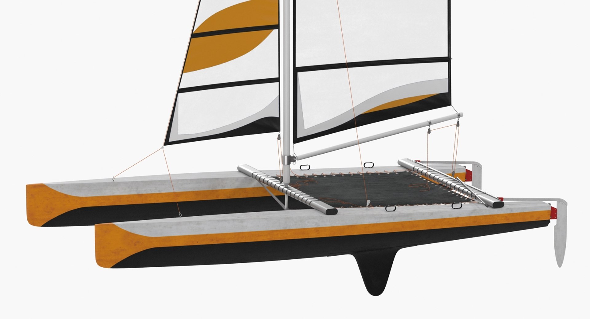 International Class Catamaran Generic 3d Model