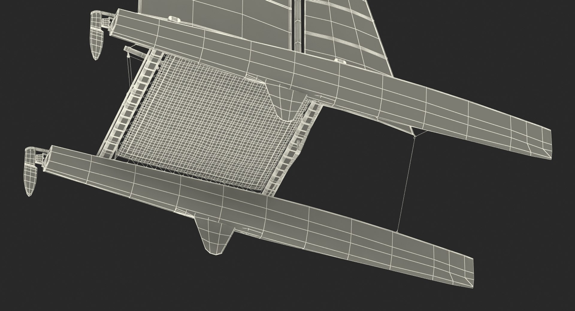 International Class Catamaran Generic 3d Model