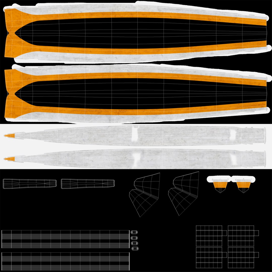 International Class Catamaran Generic 3d Model