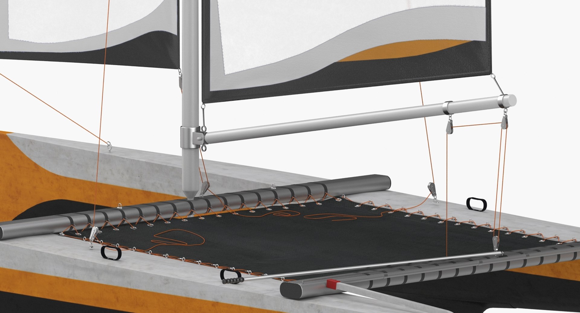 International Class Catamaran Generic 3d Model