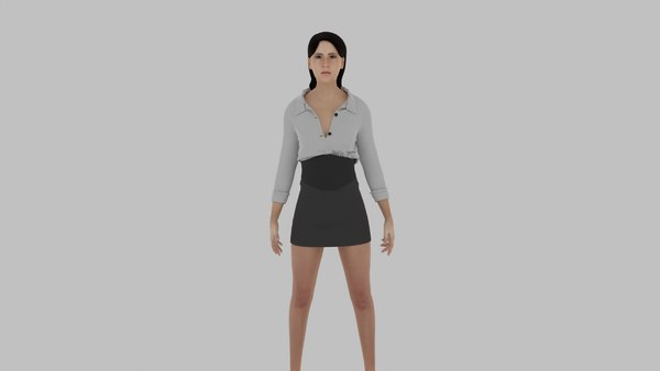 3D Business Woman - TurboSquid 2011099