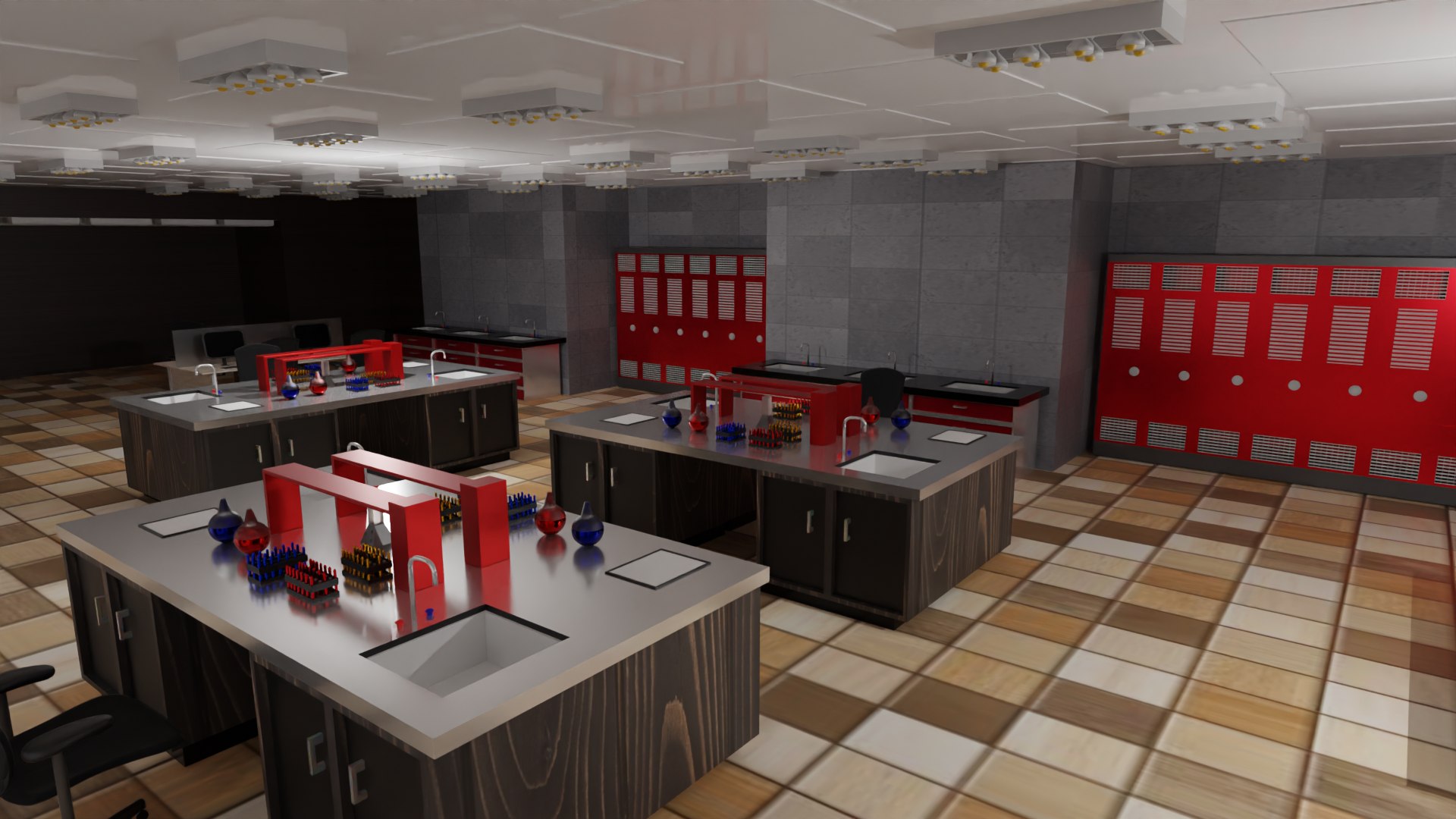 Laboratory Interior Model - TurboSquid 2178846