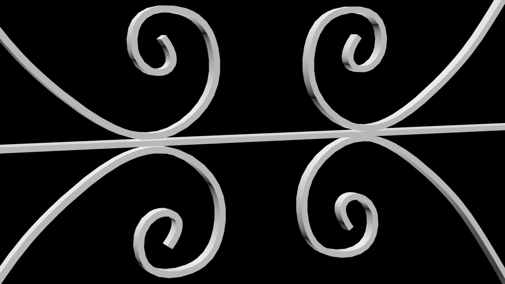 Free Sign Board Chain 3d Model