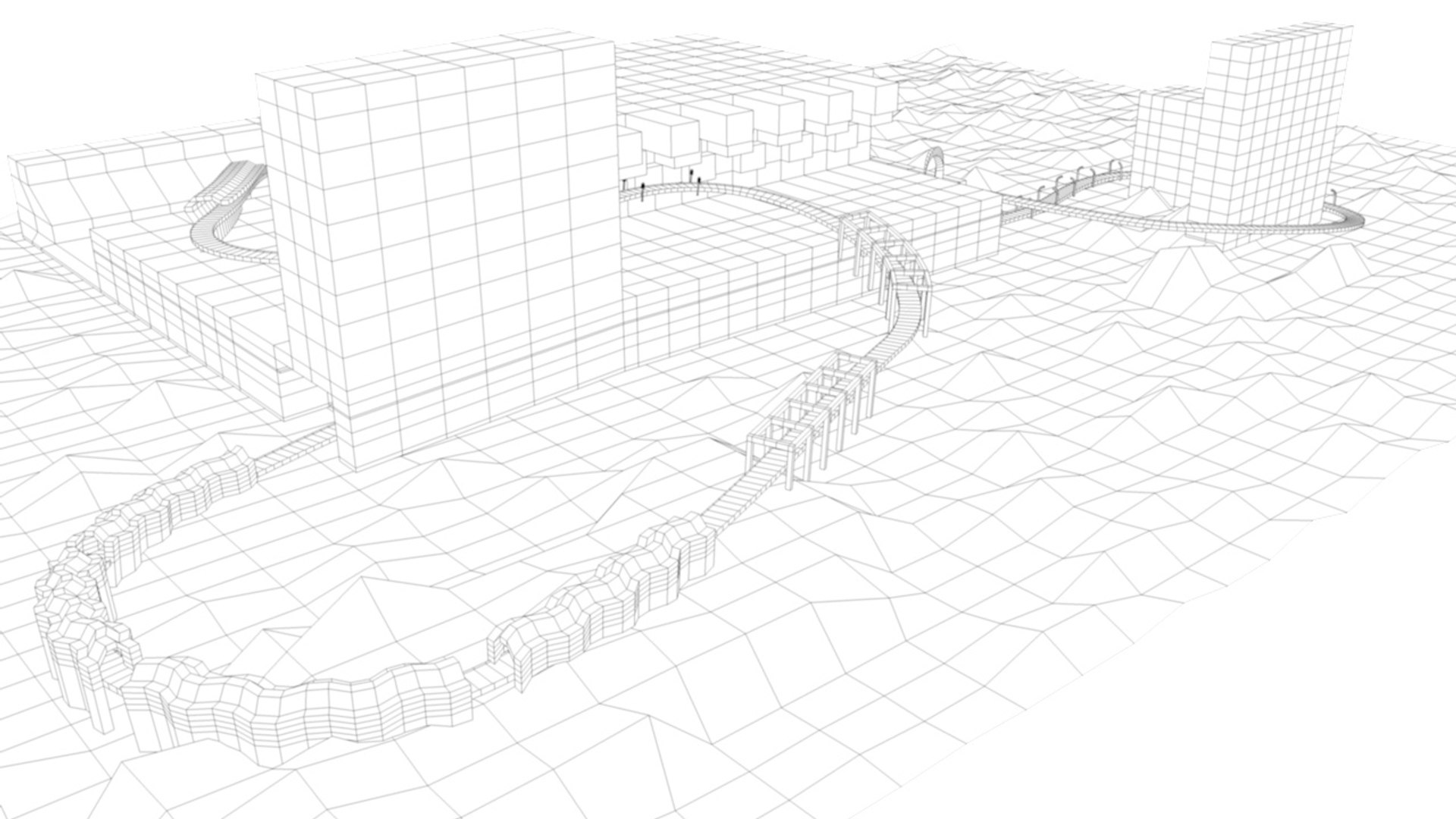 Sci Fi Racing Track and Assets 3D model - TurboSquid 2072678