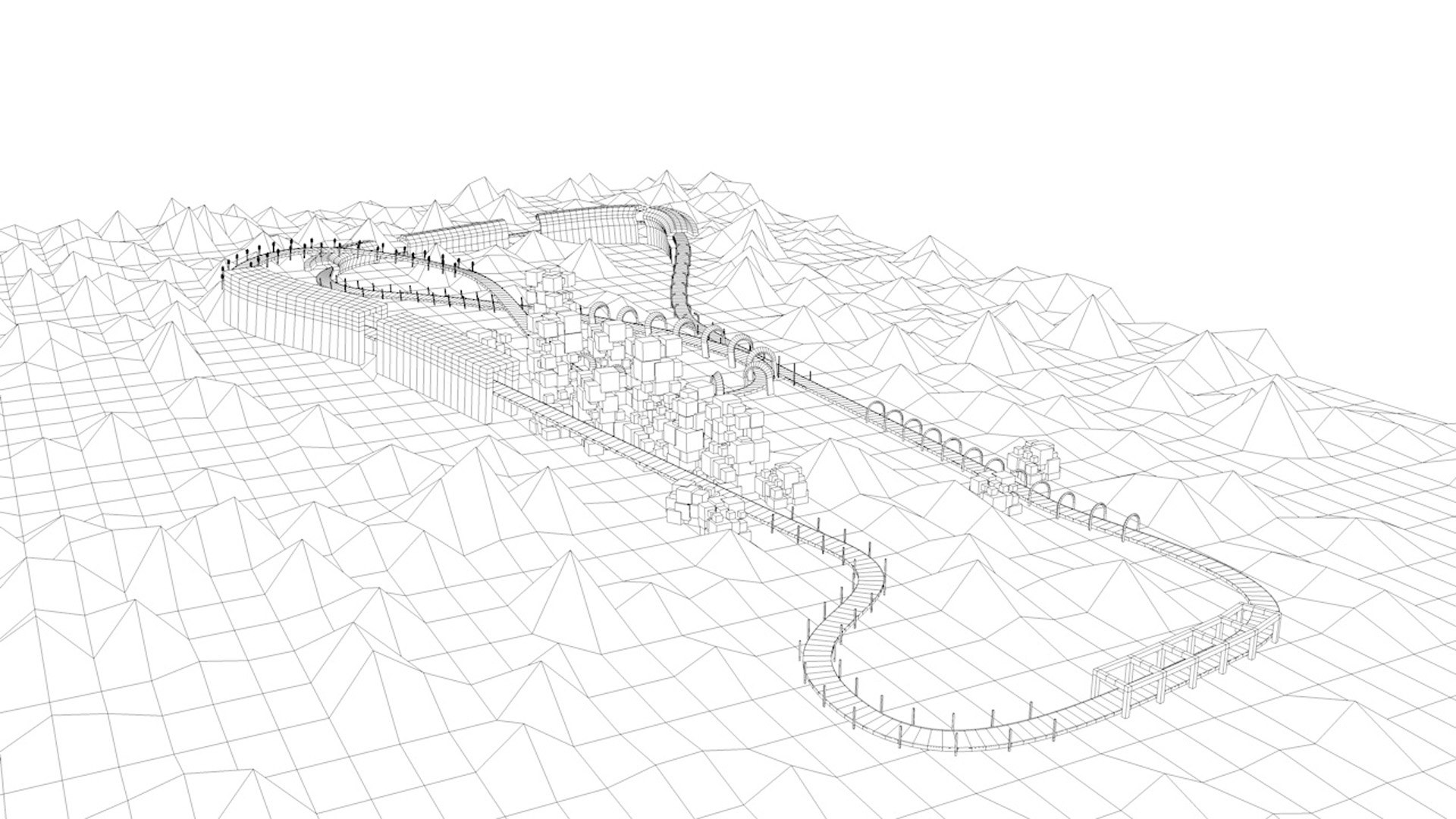 Sci Fi Racing Track and Assets 3D model - TurboSquid 2072678