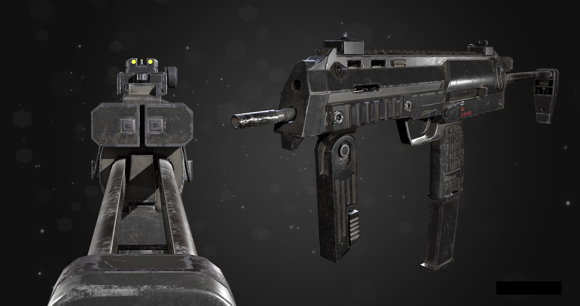 Mp7a1 Gun 3D - TurboSquid 1161612