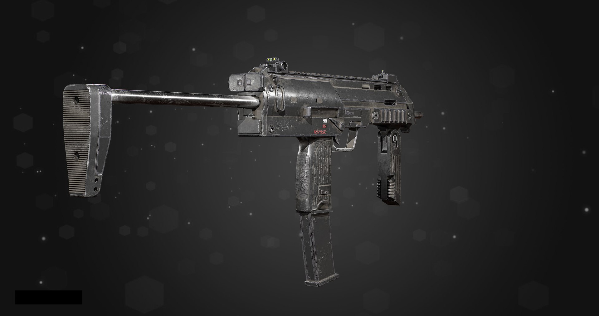 Mp7a1 Gun 3D - TurboSquid 1161612