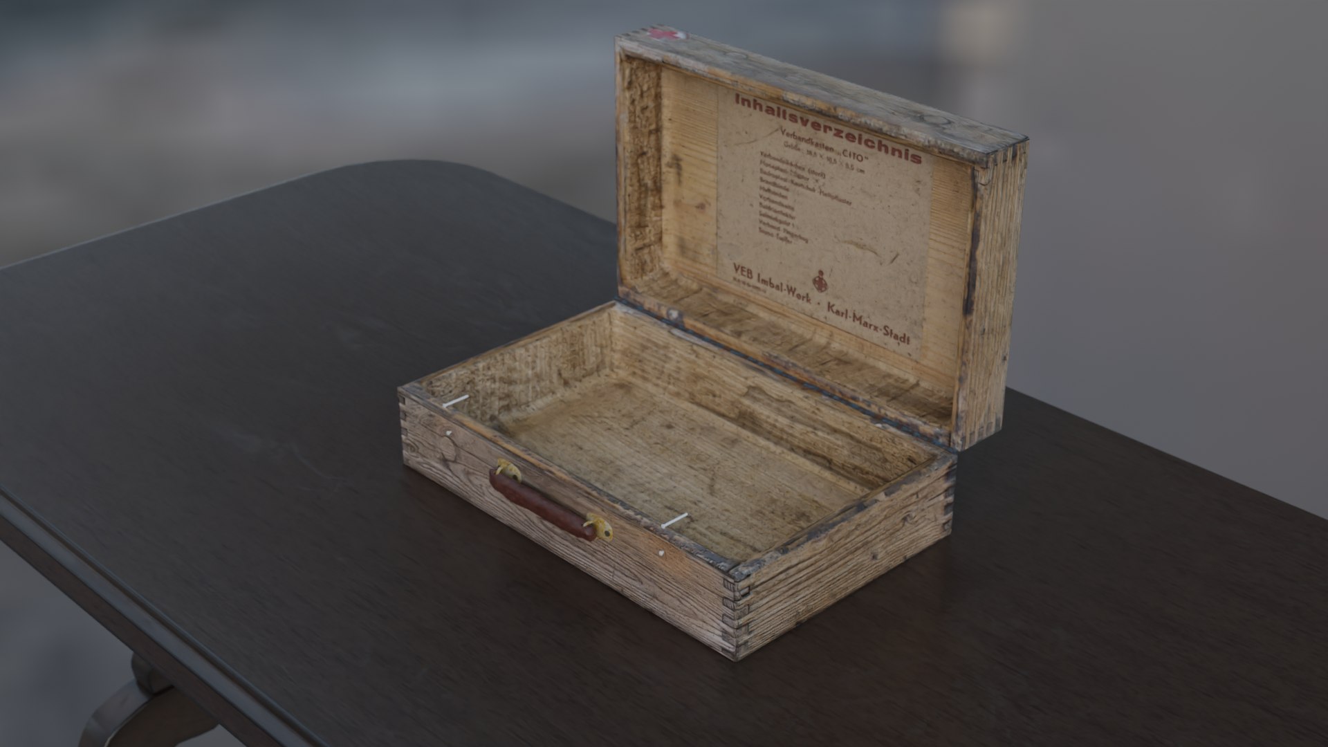 3D Ruined Medkit Suitcase - TurboSquid 2115910
