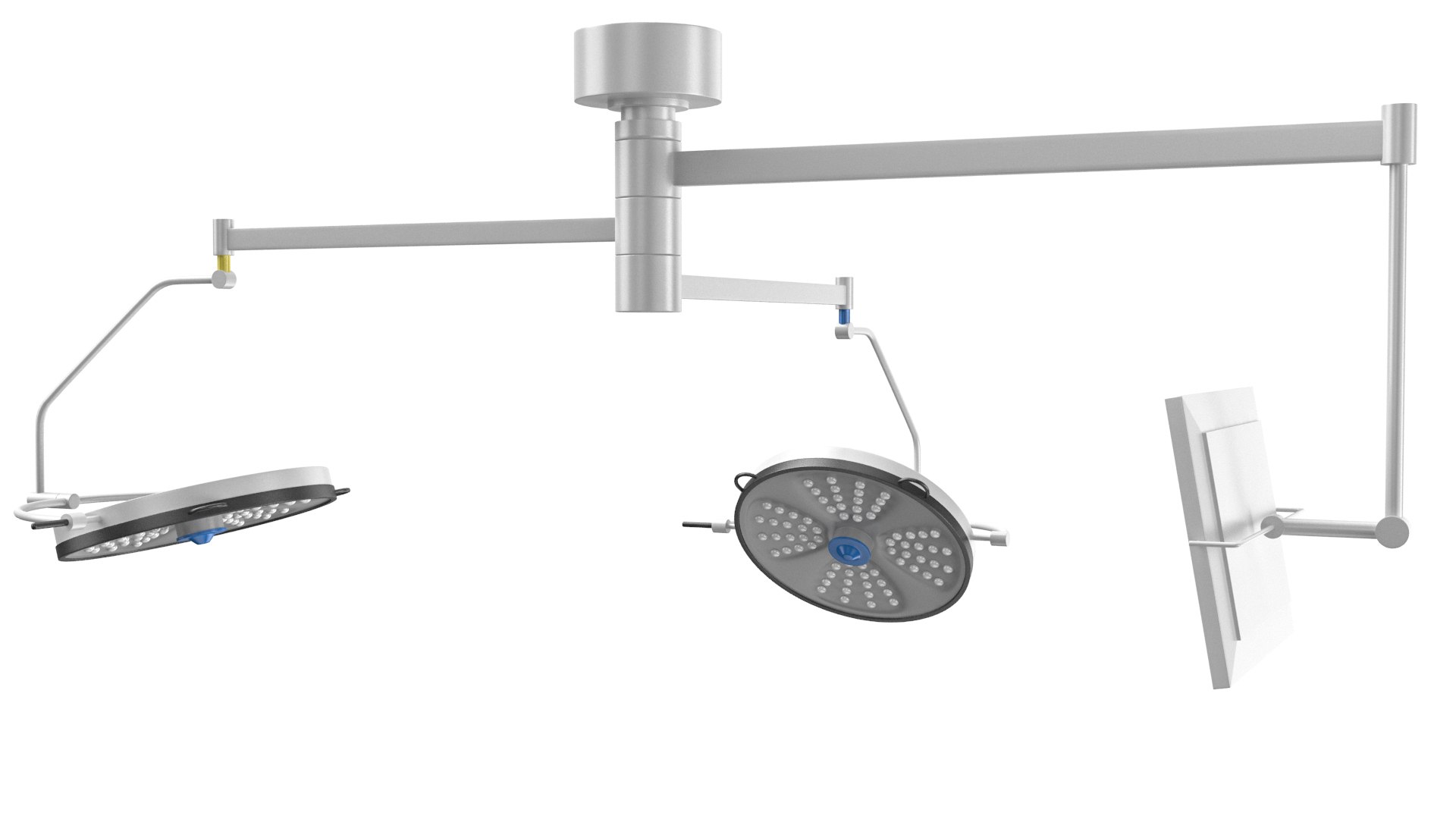 Surgery Lamp Lights 3D Model - TurboSquid 1518338
