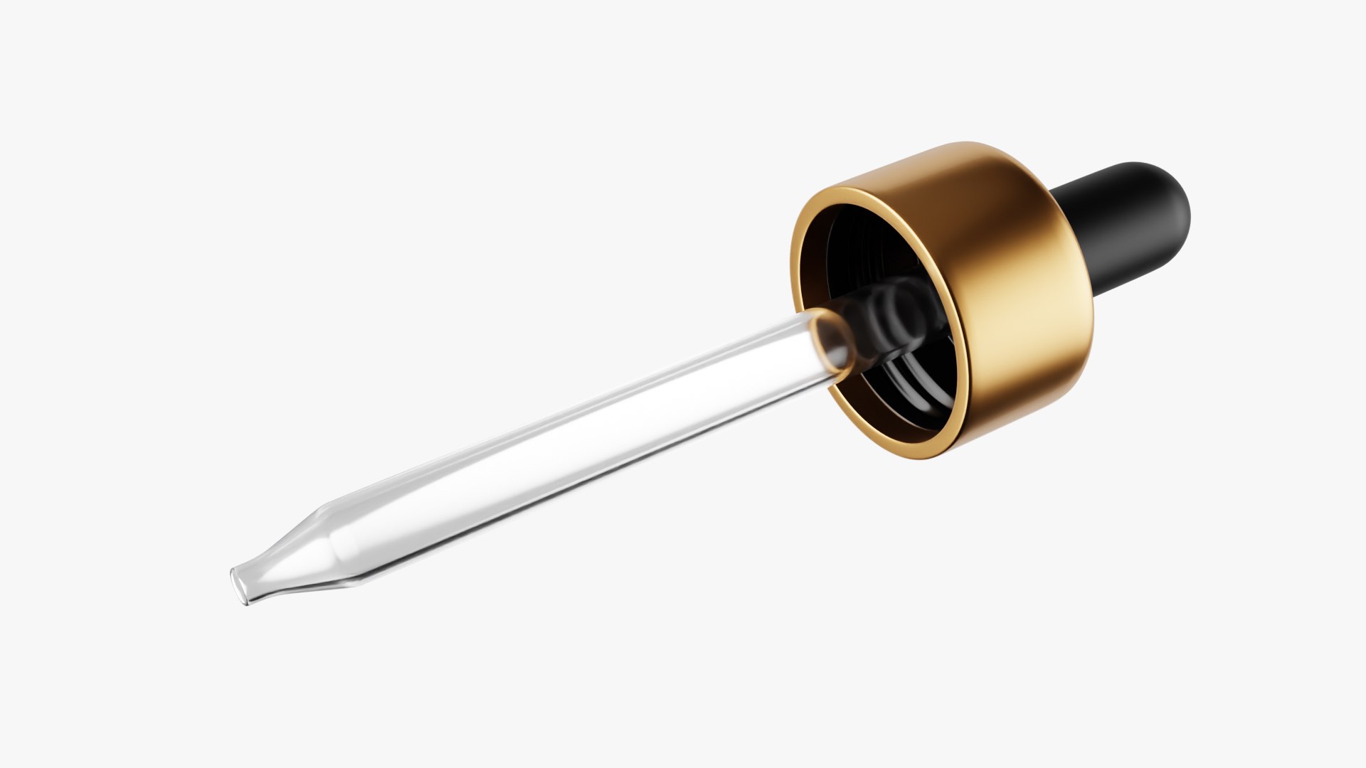 Amber Glass Eyedropper Bottle 3D Model - TurboSquid 1955799