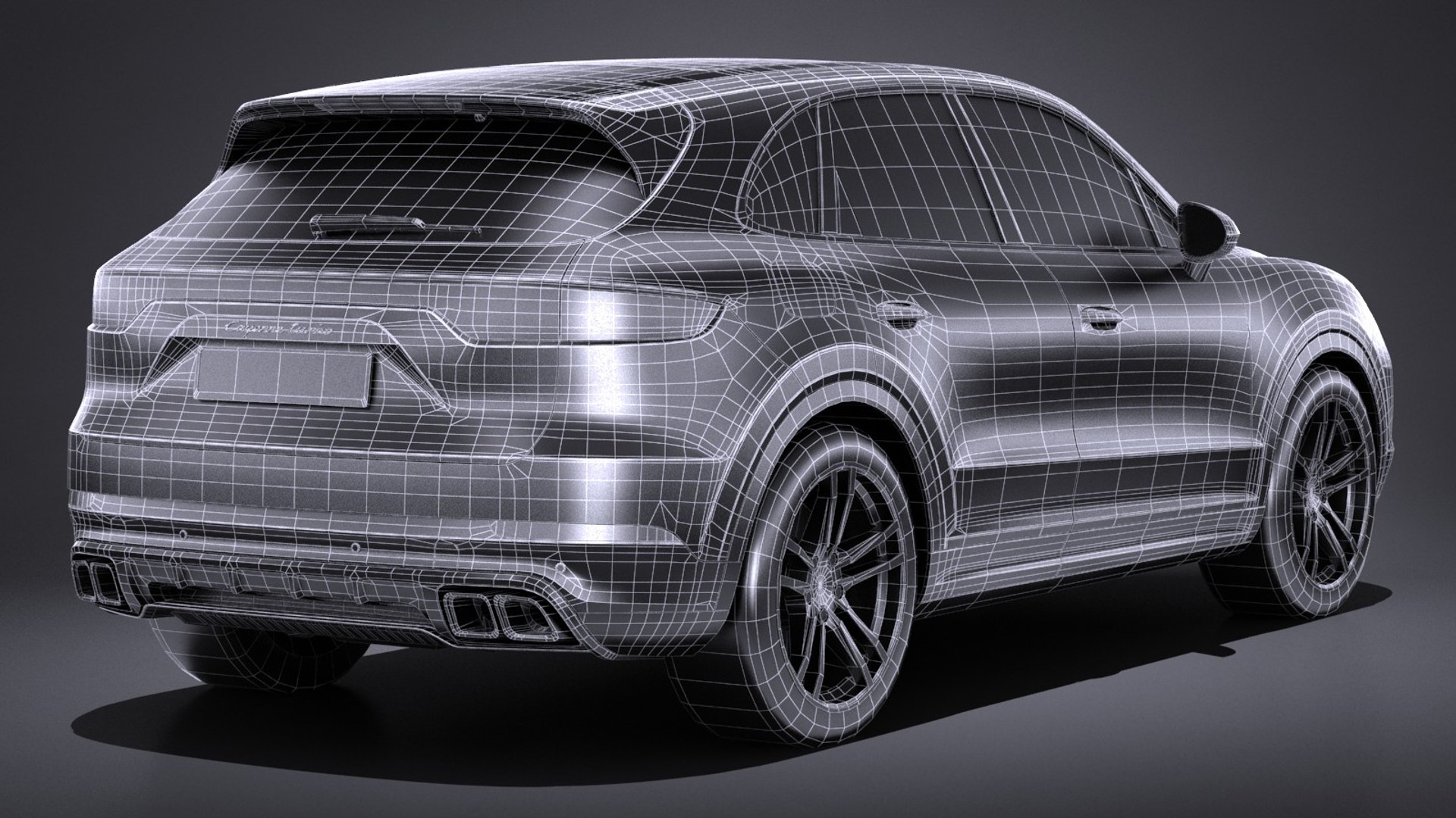 Porsche Cayenne Turbo 3D Model - TurboSquid 1244189