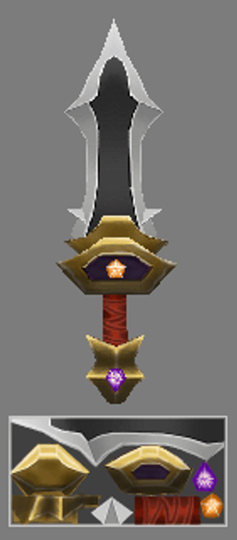 Sword Chibi 3d Max