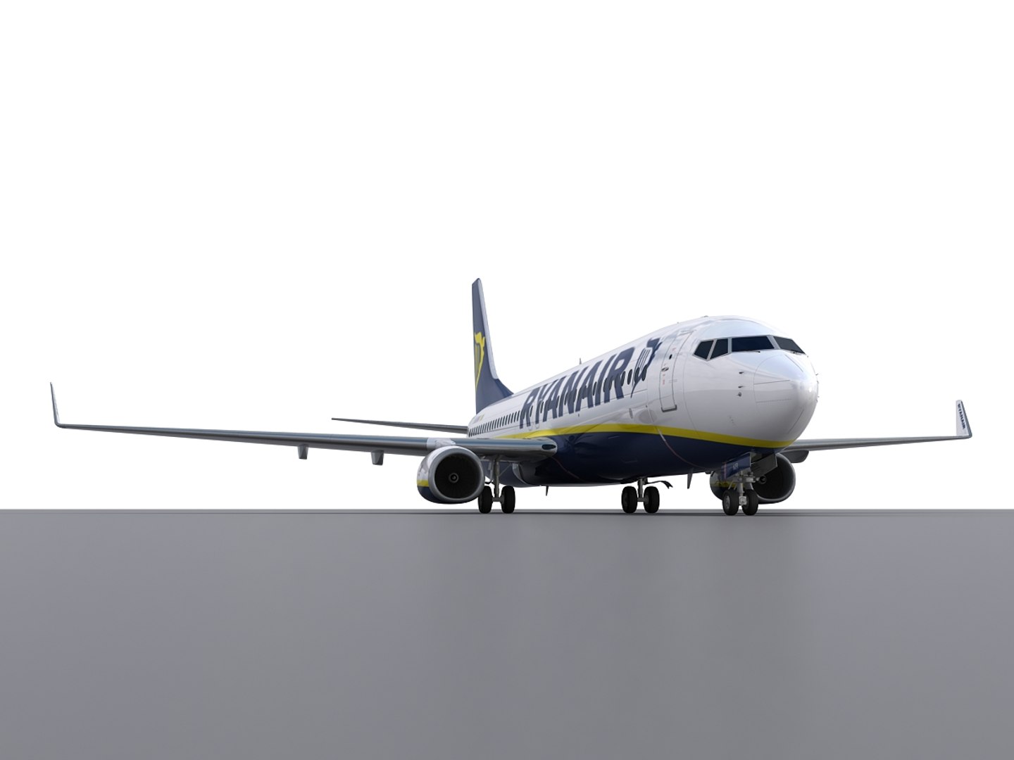 Aircraft Ryanair 3d Model