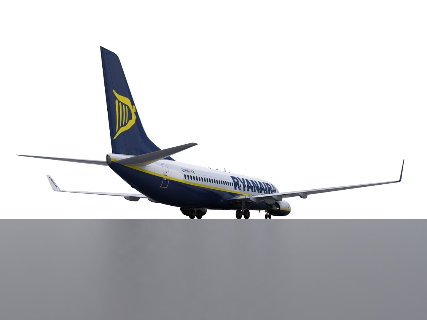Aircraft Ryanair 3d Model