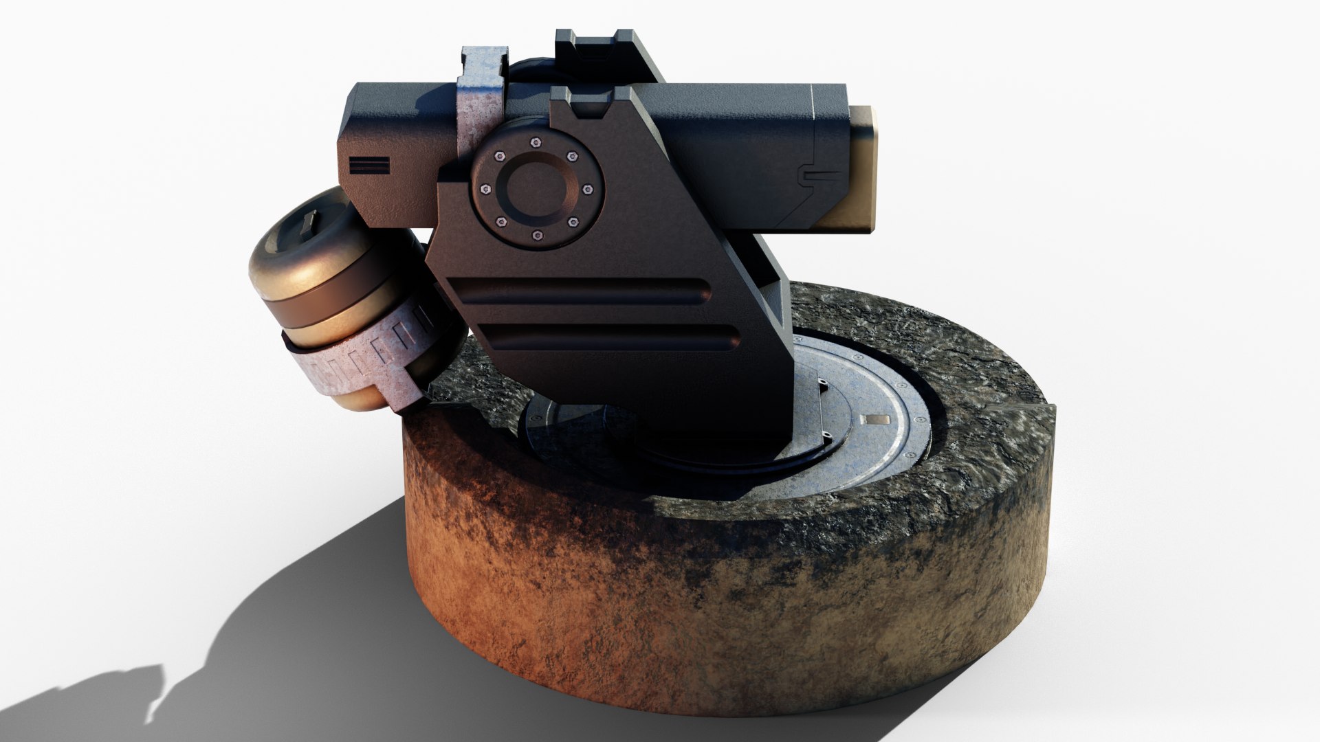 3D Turret Model - TurboSquid 2209714