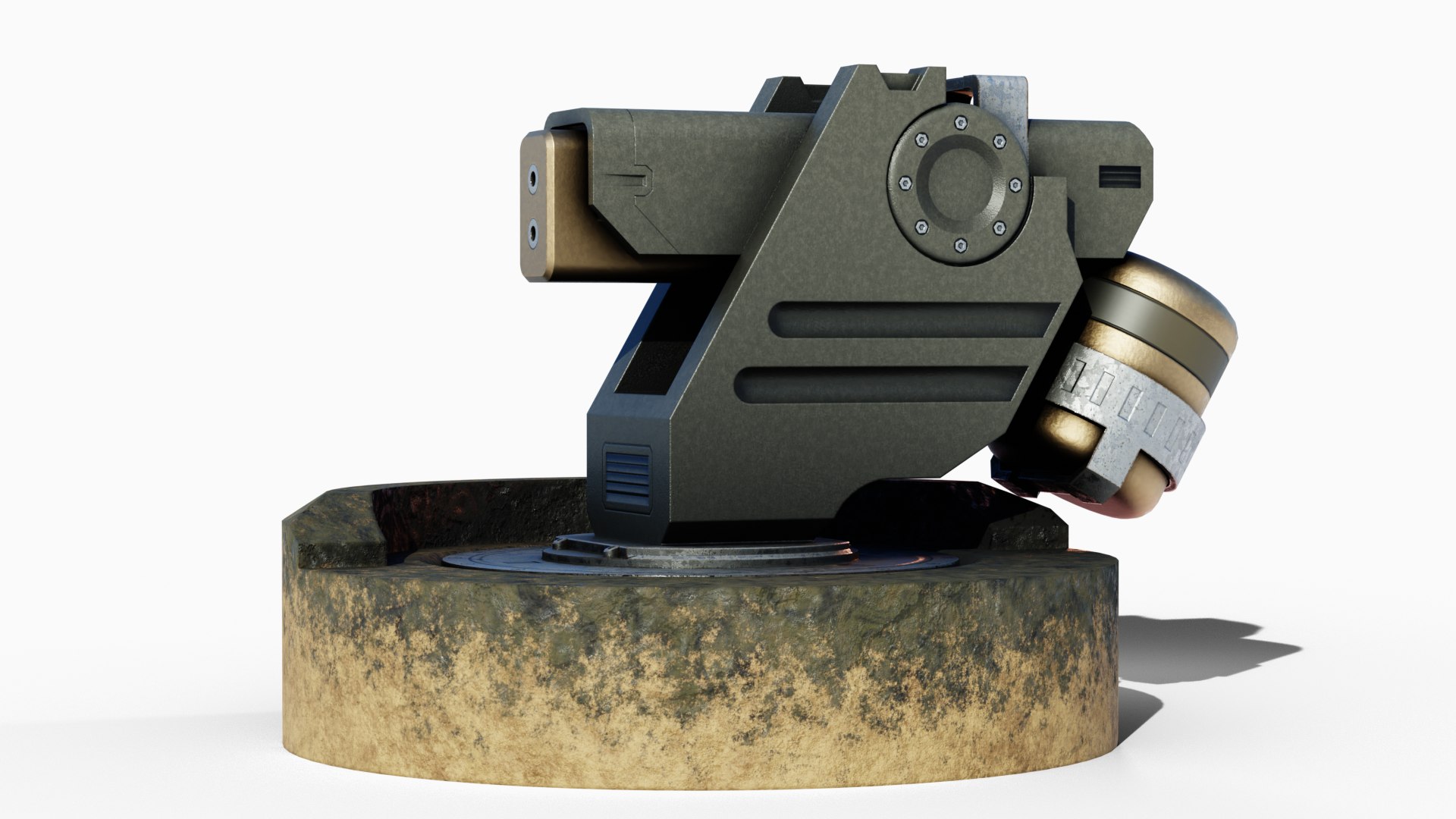 3D Turret Model - TurboSquid 2209714