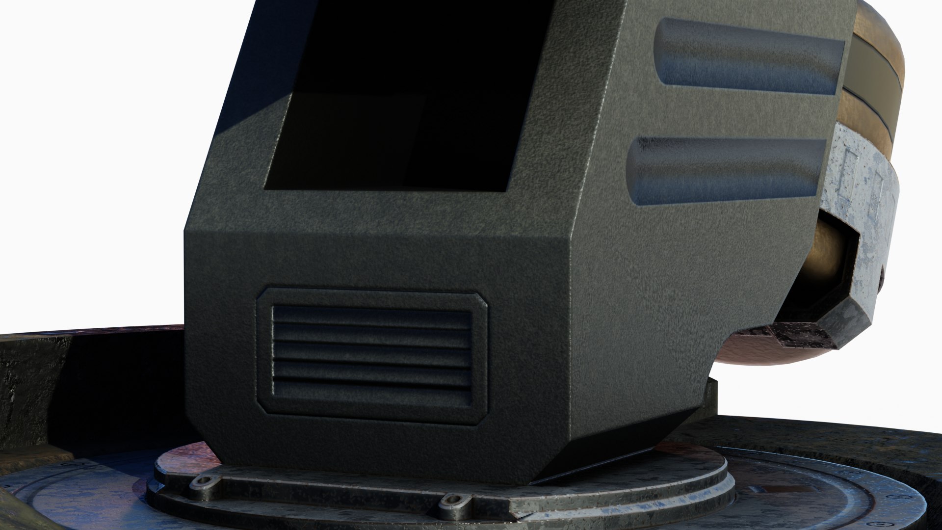 3D Turret Model - TurboSquid 2209714