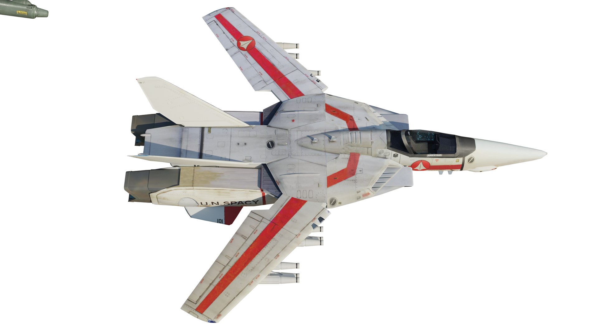 VF-1J Valkyrie 3D Model - TurboSquid 2345105