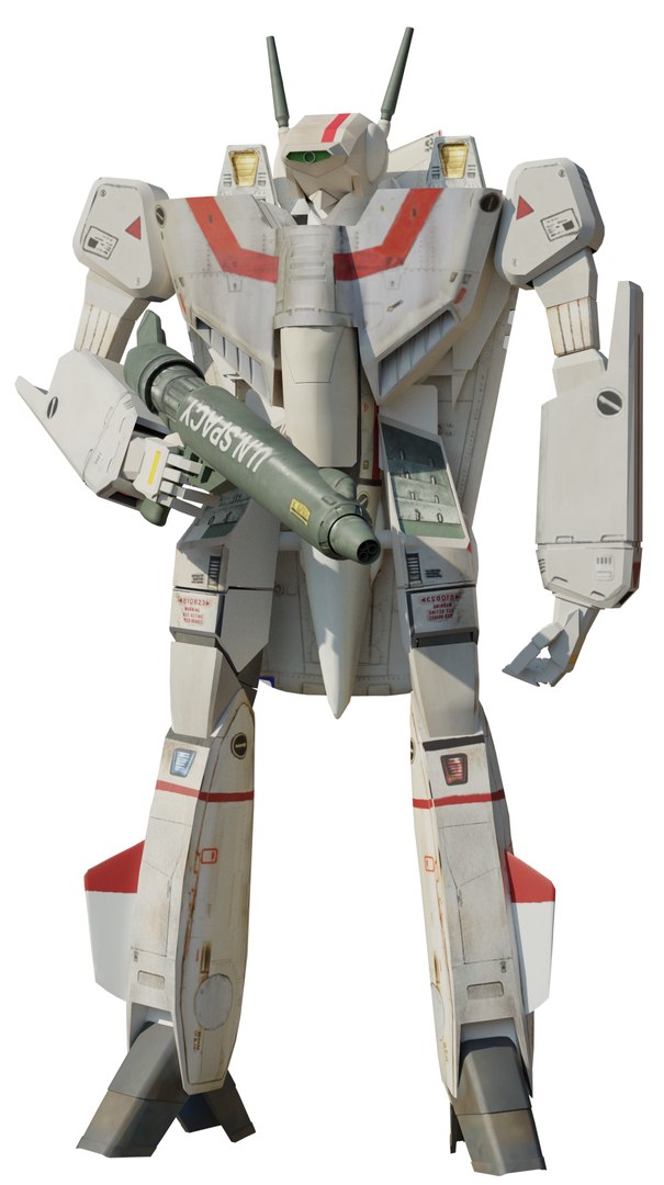 VF-1J Valkyrie 3D Model - TurboSquid 2345105