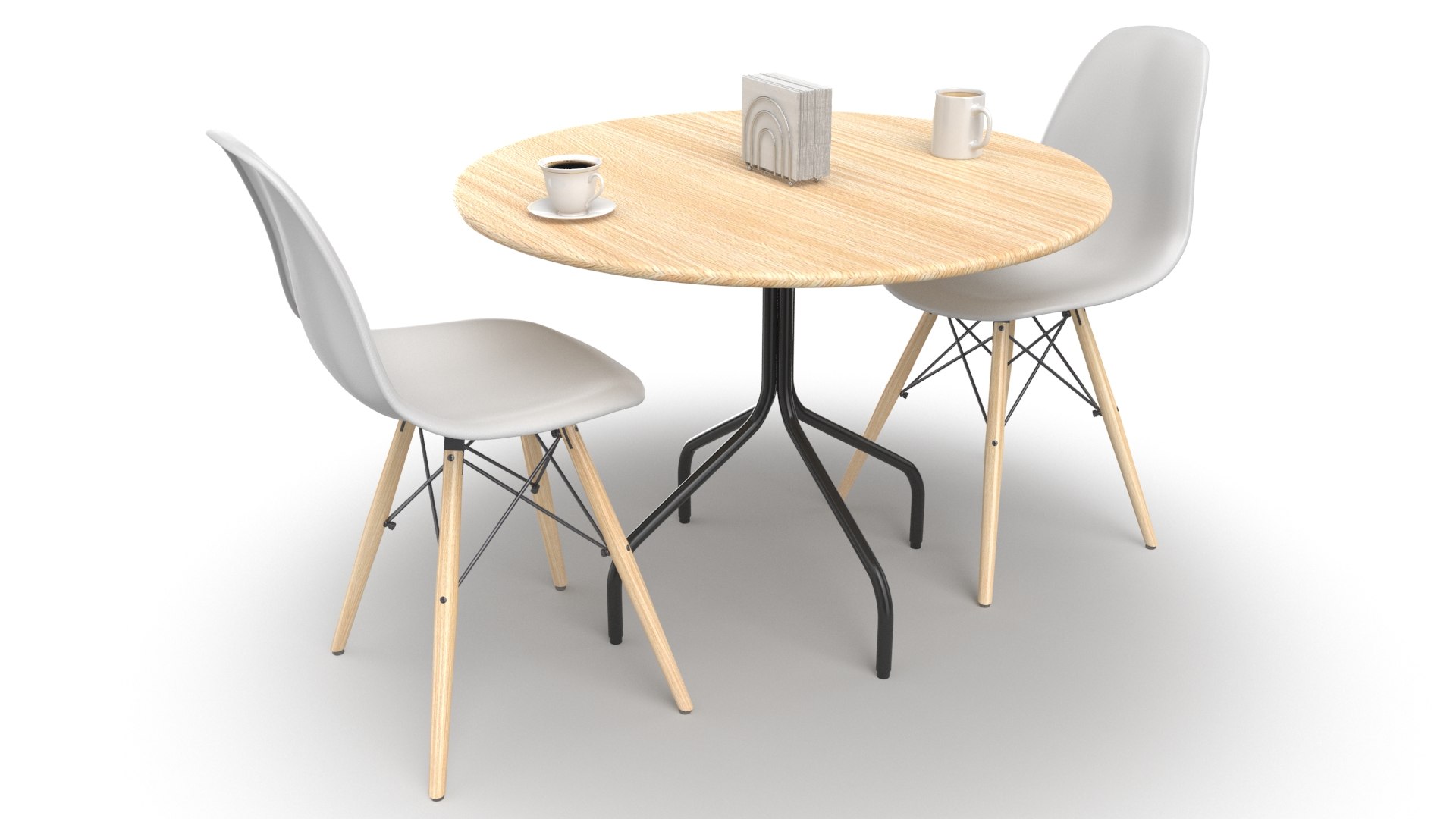 Real cafe table model - TurboSquid 1444721