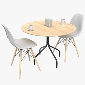 Cafe Table 3D Models for Download | TurboSquid