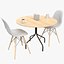 cafe table 3d max