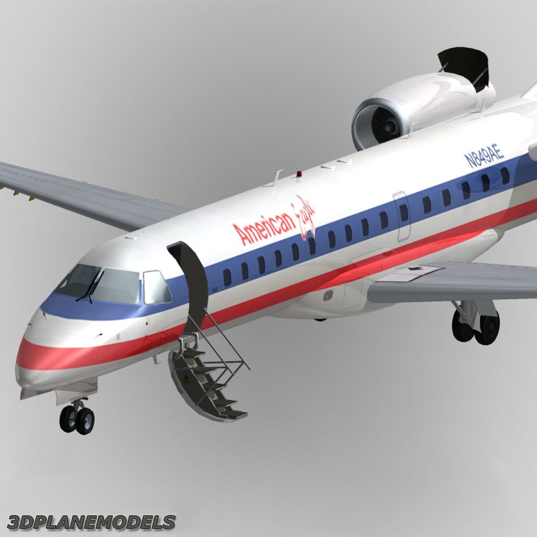 embraer erj-140 3d model
