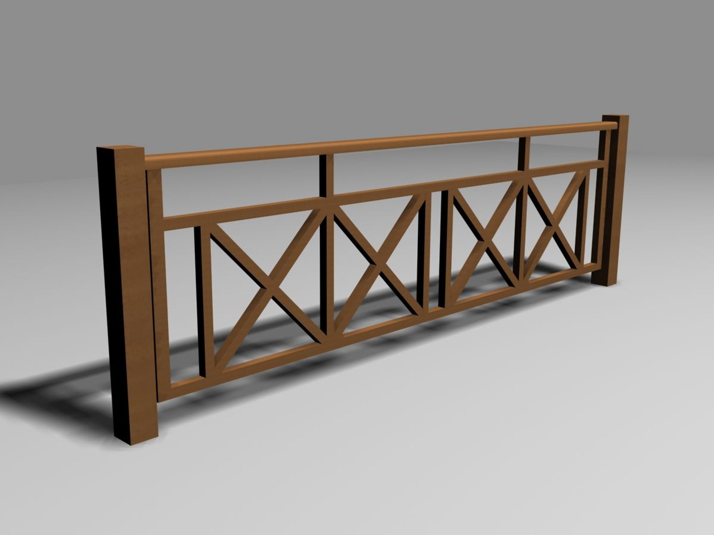3ds West Indian Style Railing