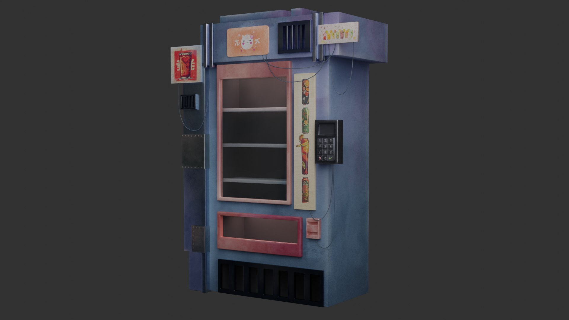 Stylized Vending Machine 3D Model - TurboSquid 2261132