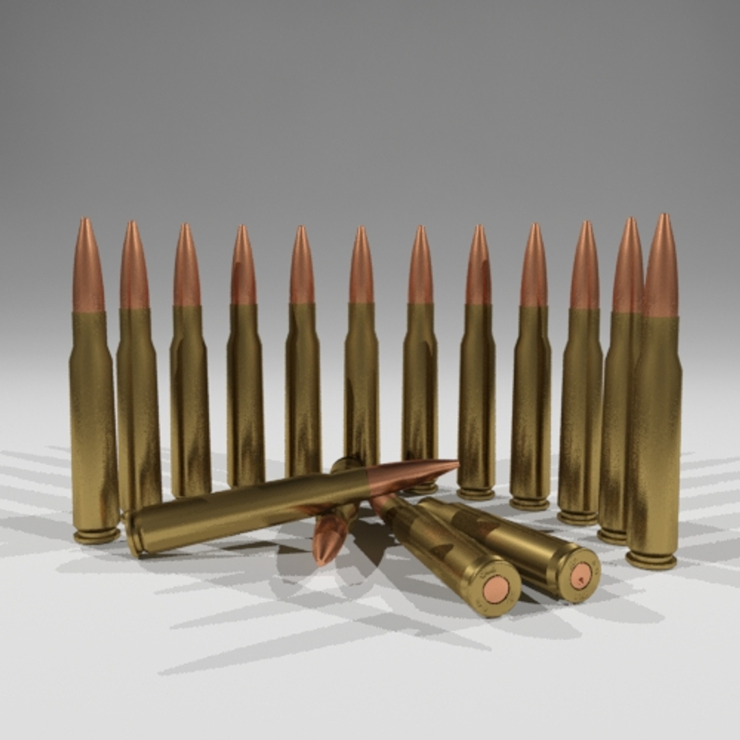 3d R1m3 Bullets Model