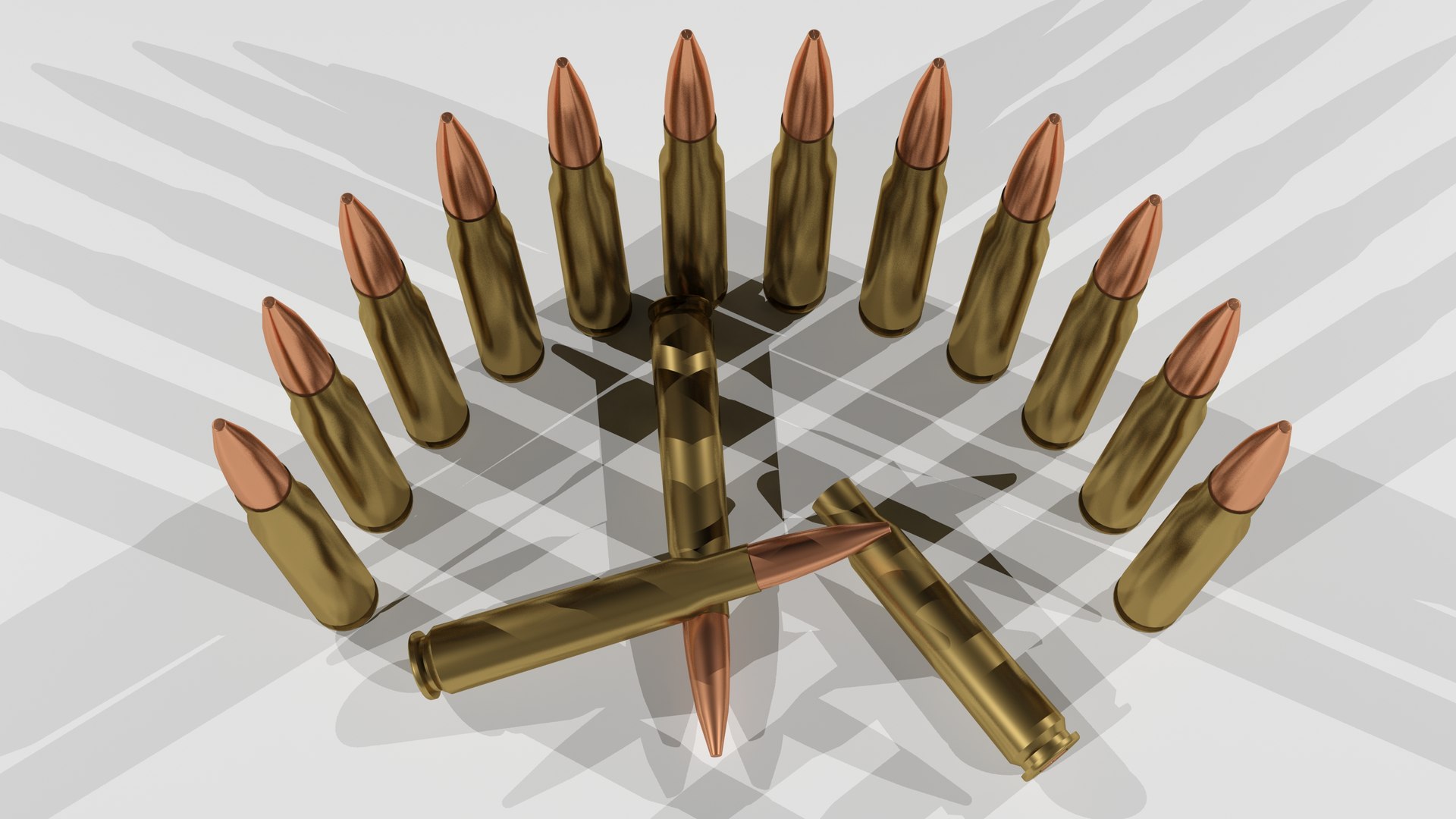 3d R1m3 Bullets Model