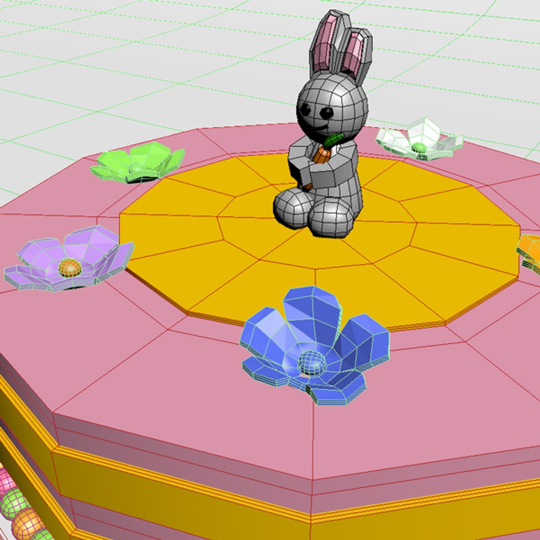 3dsmax cake rabbit