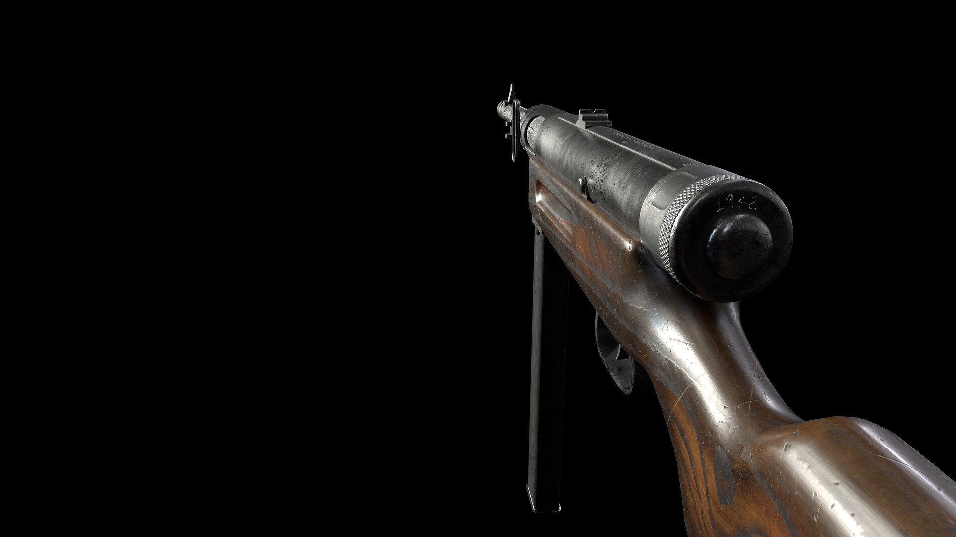 베레타 MAB 38-42 SMG 3D 모델 - TurboSquid 1637180