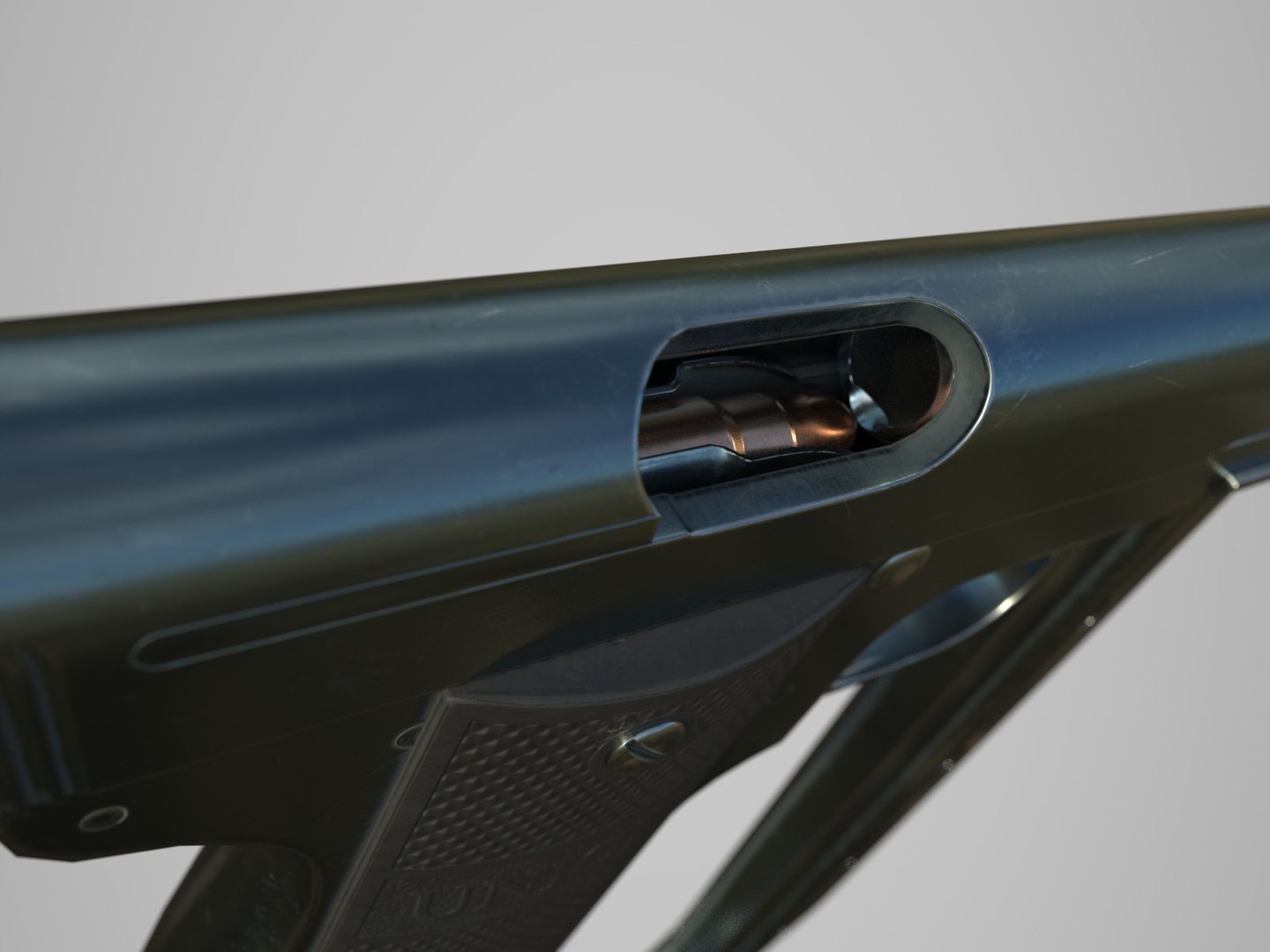 Union Pistol French 3D Model - TurboSquid 1152697