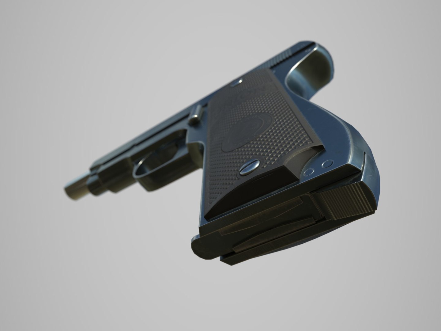 Union Pistol French 3D Model - TurboSquid 1152697