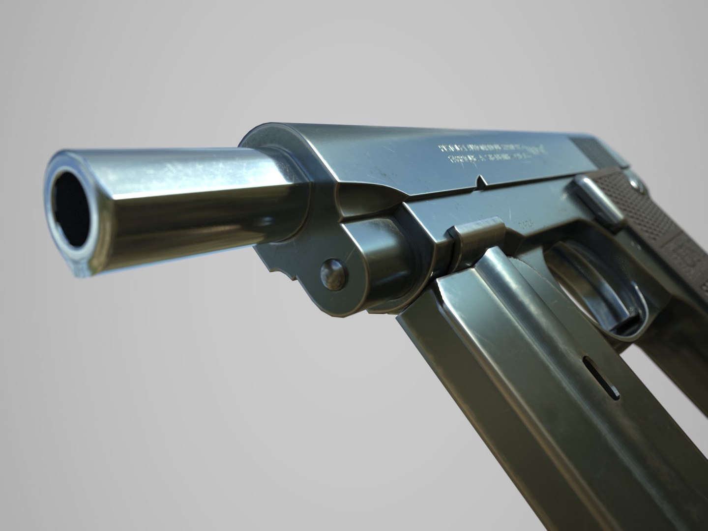 Union Pistol French 3D Model - TurboSquid 1152697