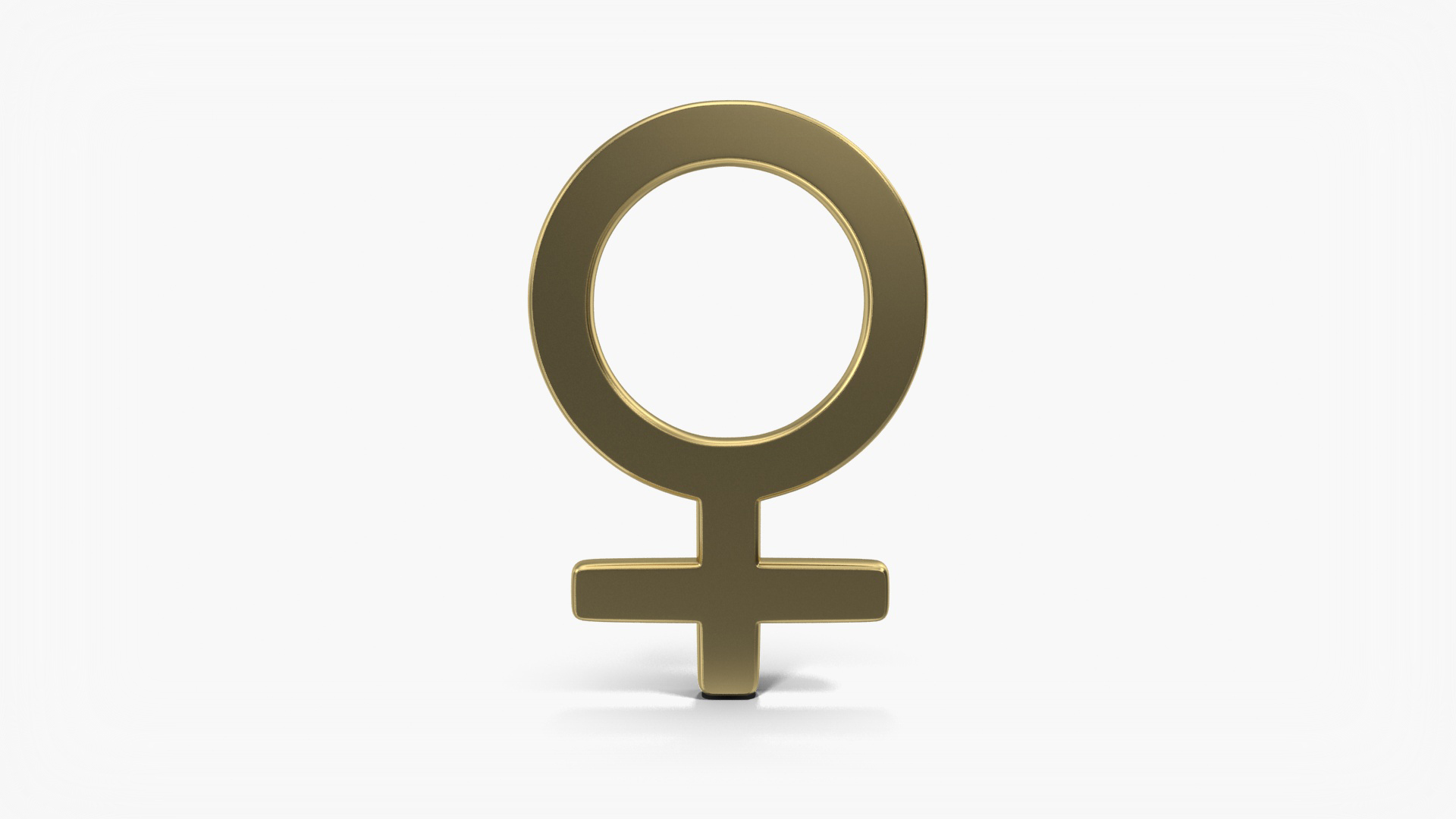 Venus Astrological Symbols Gold 3D - TurboSquid 2060785